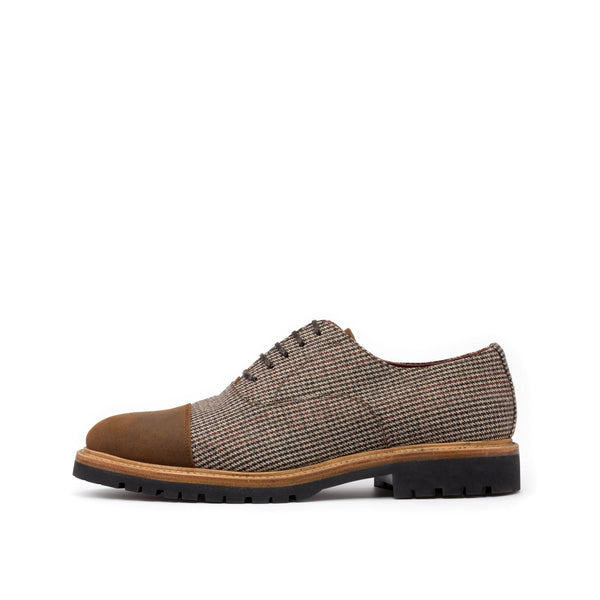 The Langston (Waxed Brown Tweed) Sample Studio Shoes – Alexander Noel